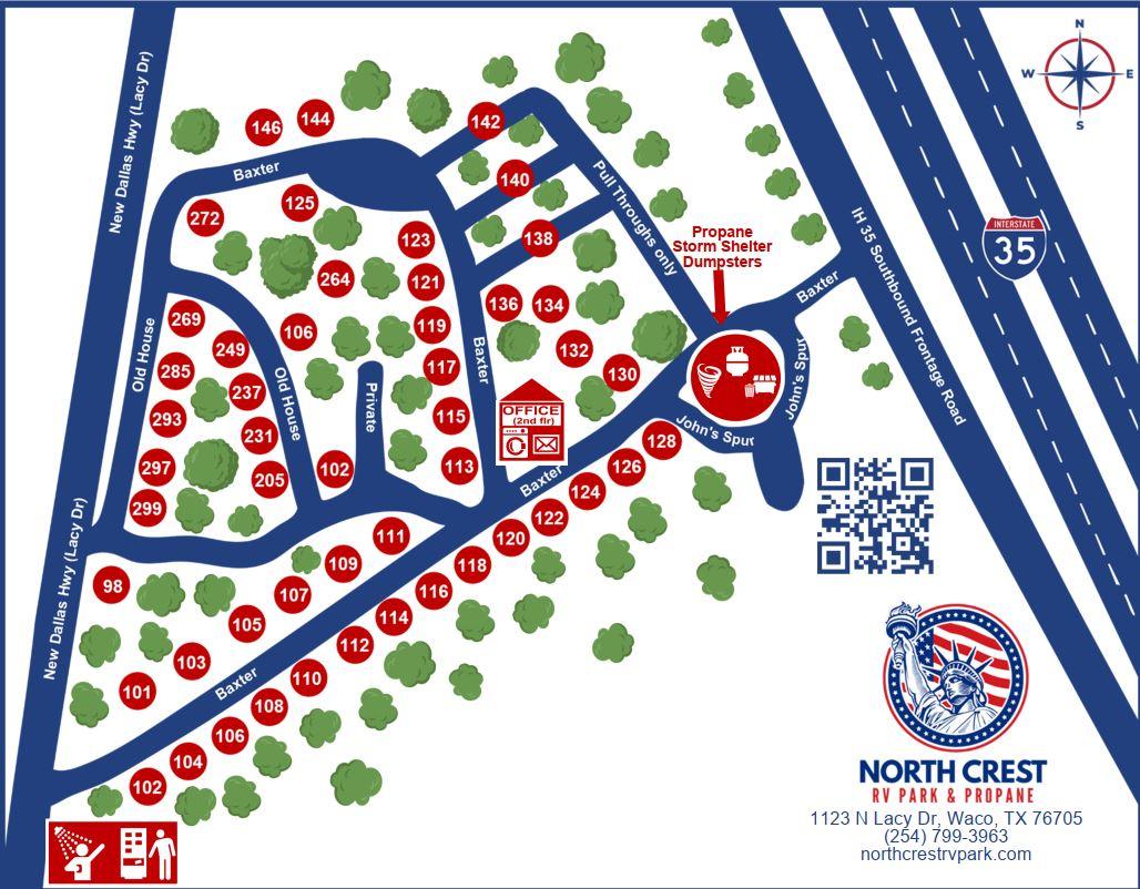Maps - North Crest RV Park